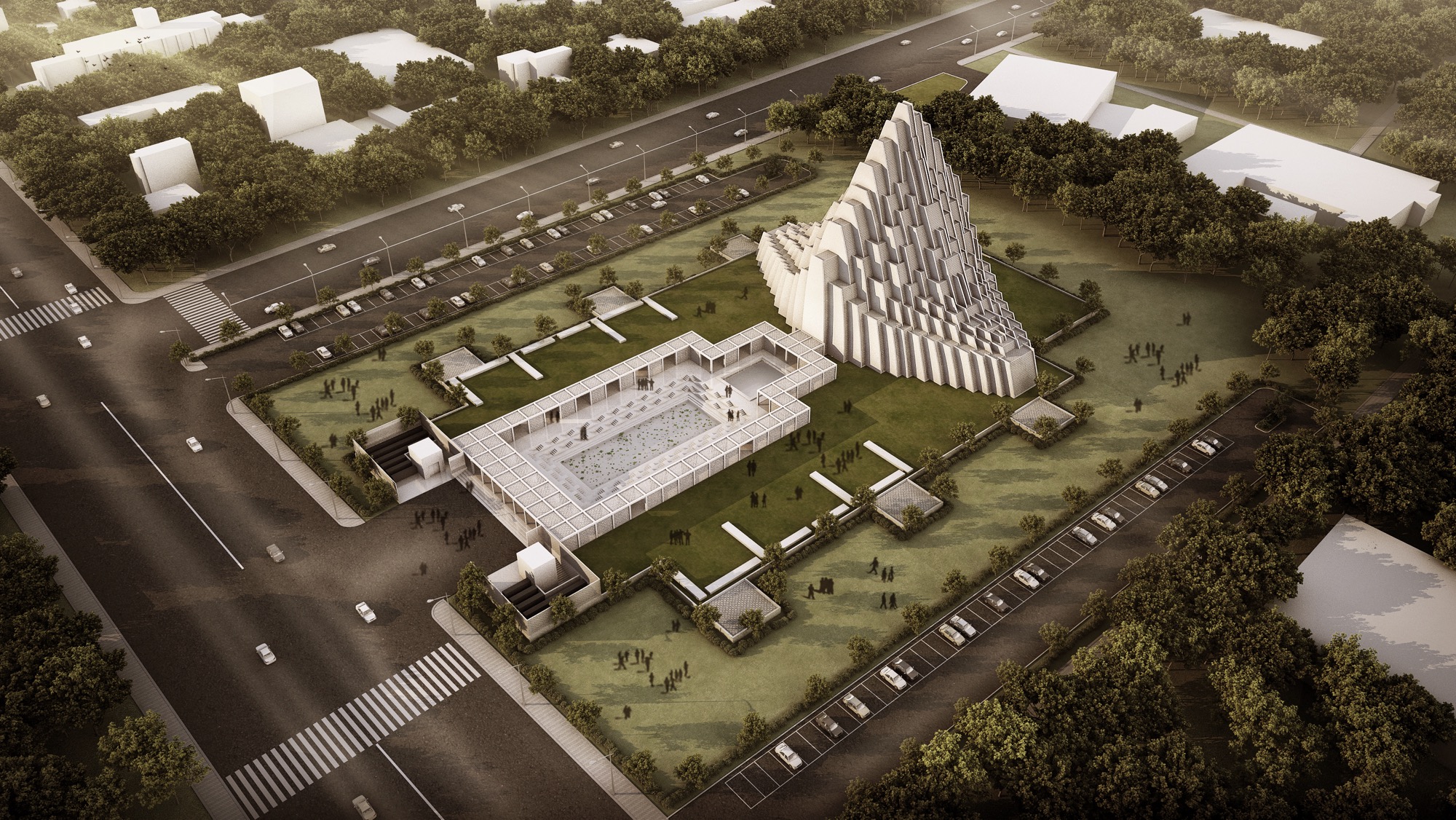 ISKCON Temple, Gandhinagar, Gujarat, by Sanjay Puri Architects ...
