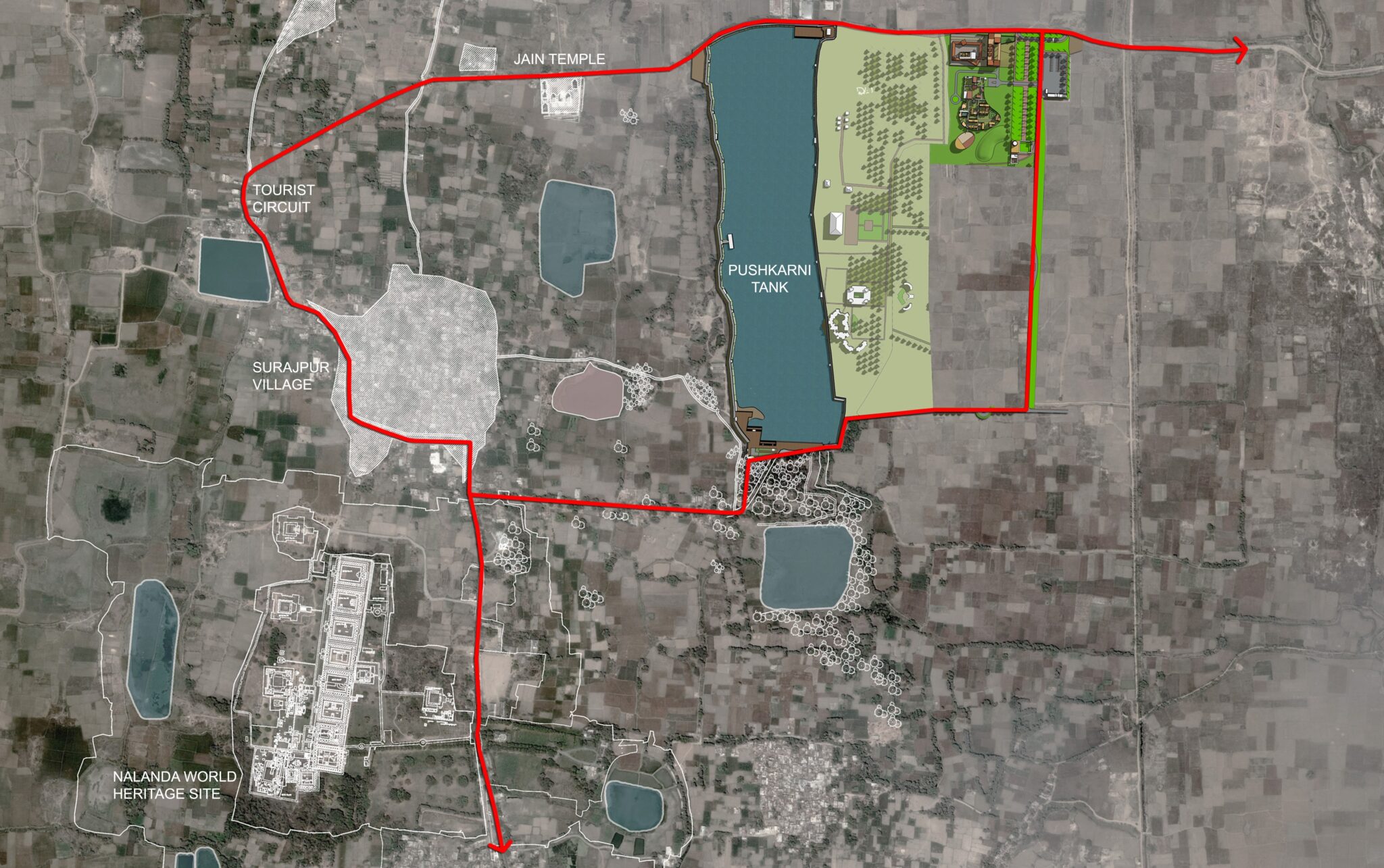 Nalanda Visitor Centre and Retreat, by NilaA Architecture and Urban Design